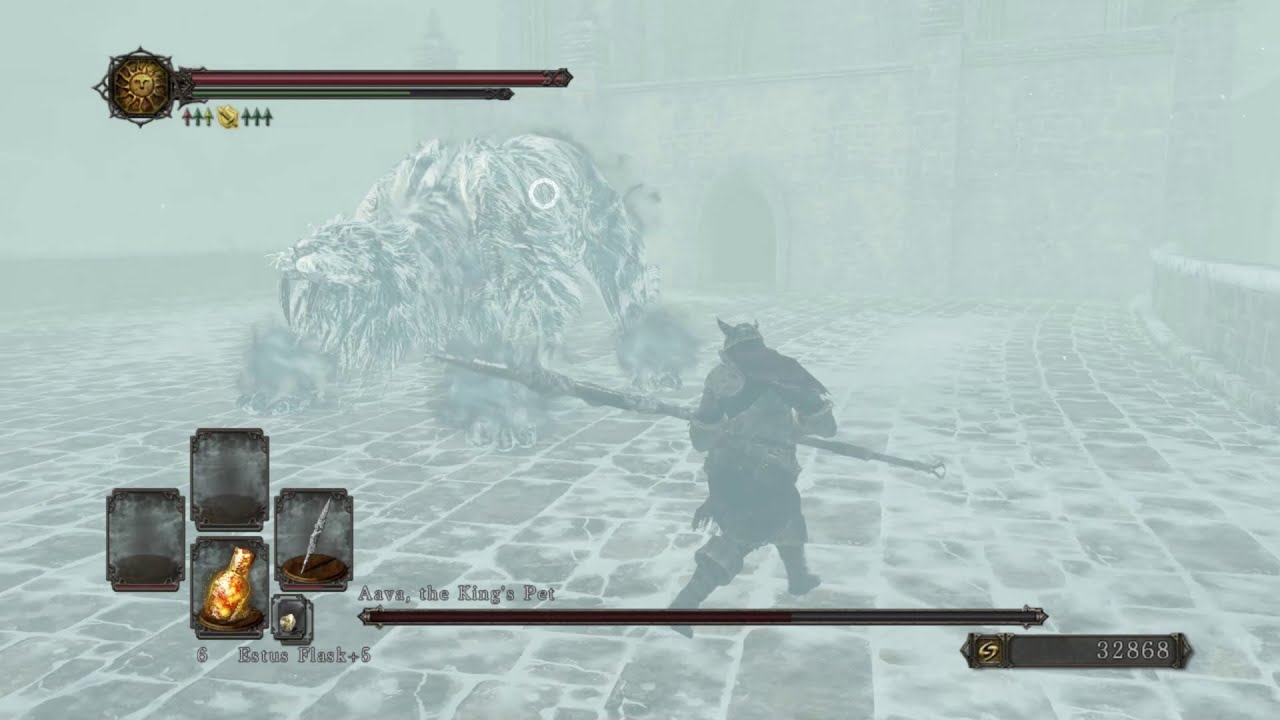 Dark Souls 2 - Aava, the King's Pet NG+ (No Damage) Yorgh's Spear - YouTube