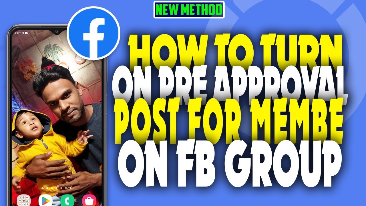 how to turn on pre approval post for member on fb group 2023 - YouTube