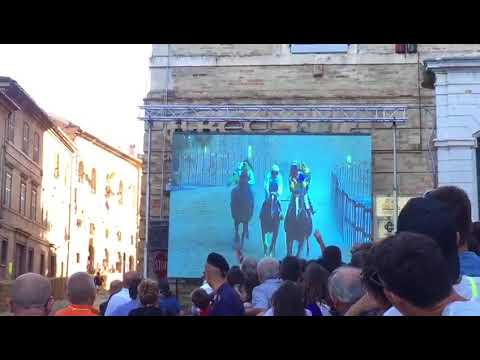 CAVALCATA DELL'ASSUNTA PALIO DI FERMO 15 agosto 2017 - YouTube