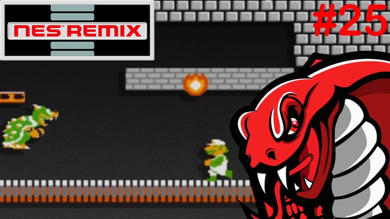 NES Remix: Remix 1 Stage 25 - Bubbles, coins, knock bikers over, jump ...