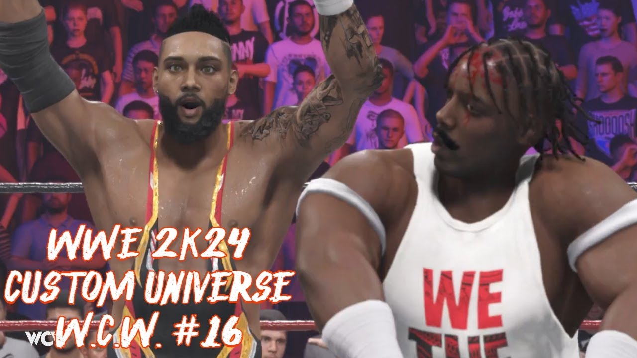 WWE 2K24 Custom Universe Ep 36 - W.C.W. #16 #cas #wwe #mitb - YouTube