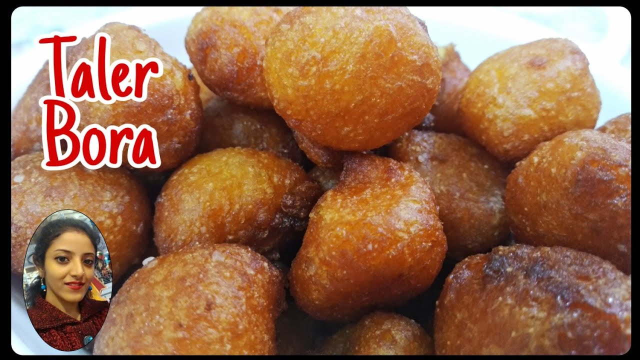 Bengali Taler Bora Recipe / Palm Fruit Fritters / ताल के मीठी पकोड़े ...