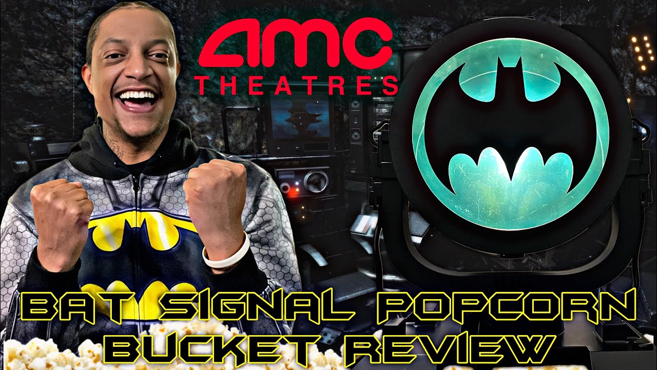BATMAN 85TH ANNIVERSARY | AMC POPCORN BUCKET REVIEW | BAT SIGNAL ...