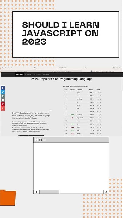 Should i learn javascript on 2023 - YouTube