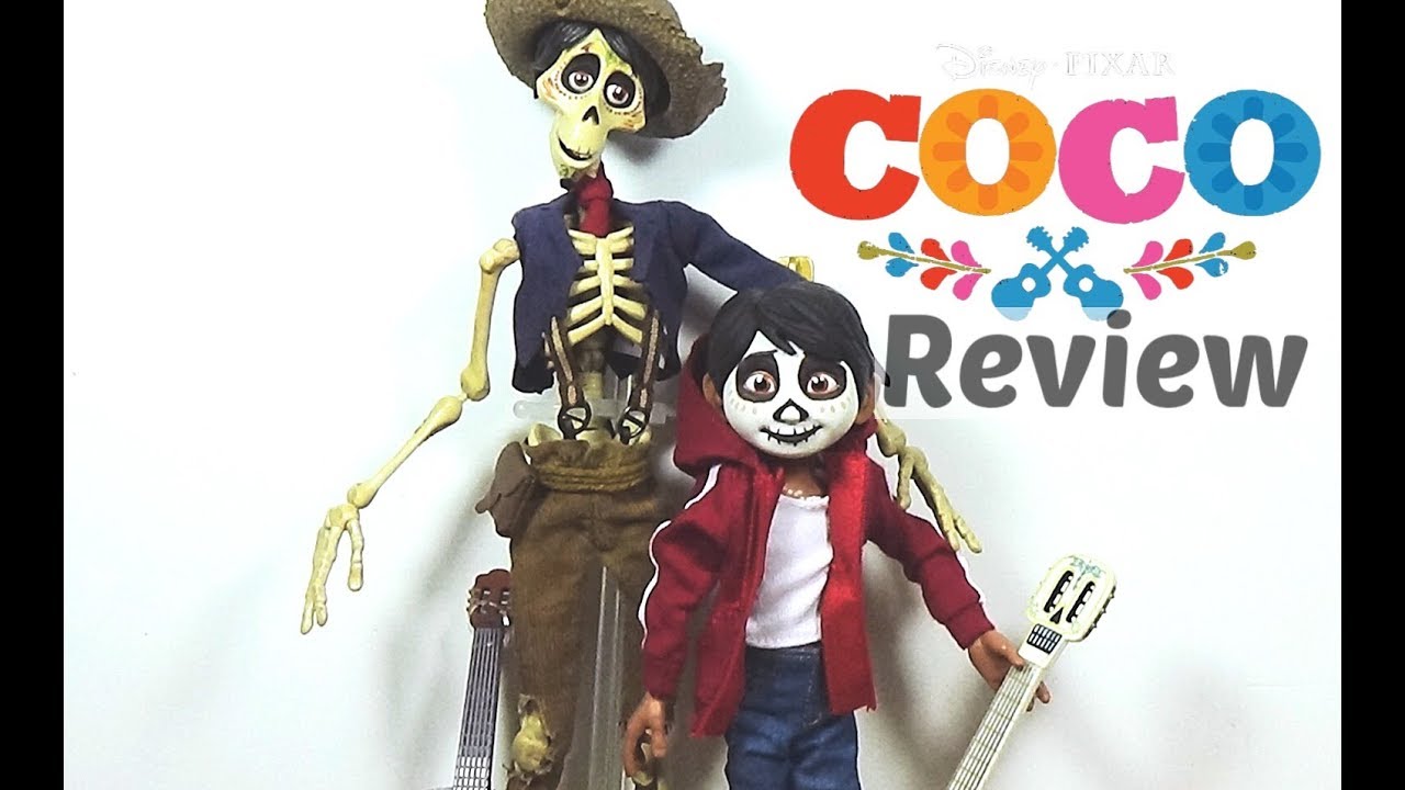 Disney Pixar Coco Figures Review | Miguel & Hector - YouTube