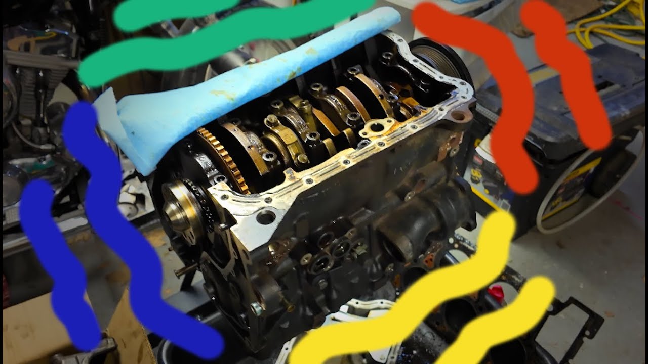 polo harlekin vr5 swap - engine teardown 1/2 - YouTube