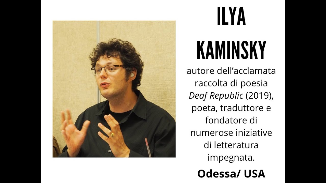 Poesie dall'Ucraina. Georg Schaaf legge Ilya Kaminsky (tedesco) - YouTube