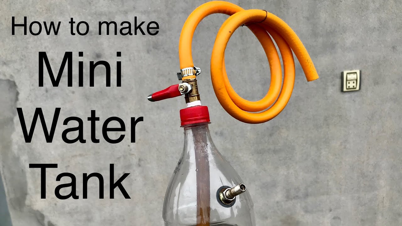 How to make mini water tank - YouTube