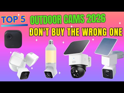 Top 5 Best Outdoor Security Cameras 2026! (Wireless, Solar & No Subscription)