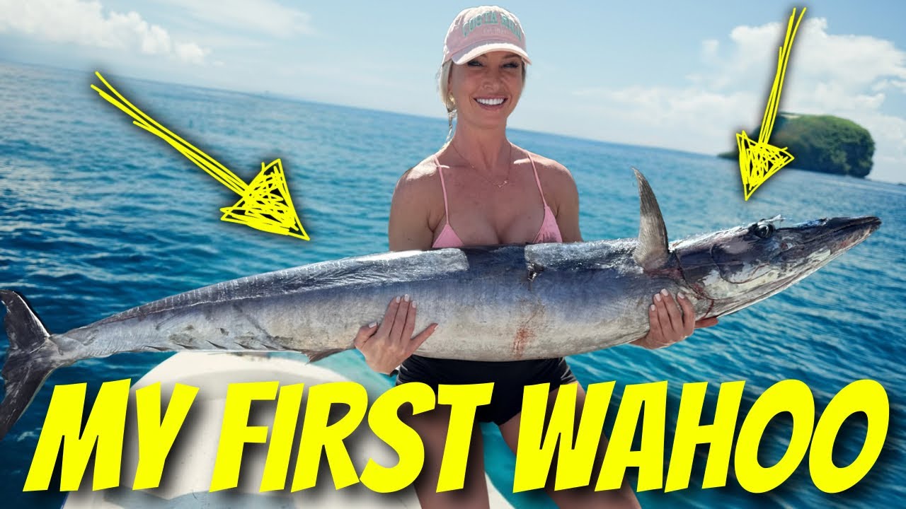 My First Wahoo Catch! 🎣 70 lbs!! | CATCH & COOK It tasted so good ...