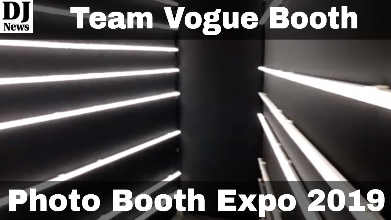 Team Vogue Booth Photo Booth Enclosure LED Tube Lights Chasing ...