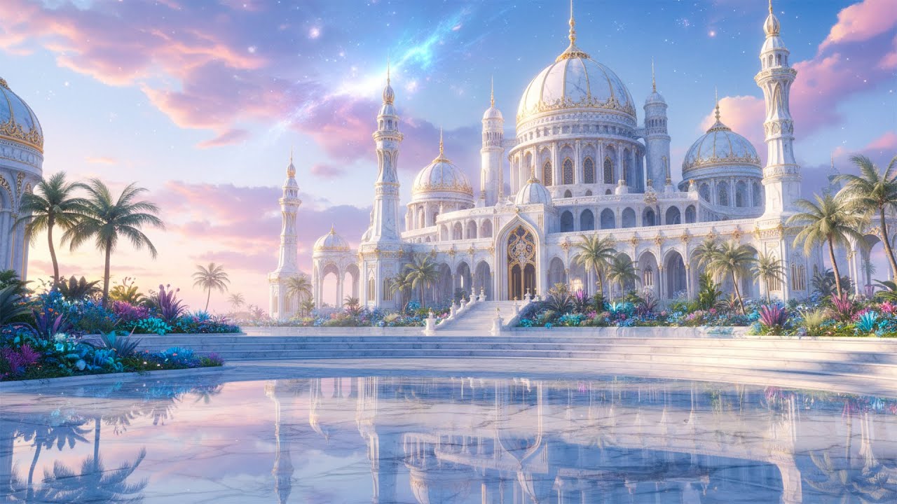 The Celestial Dawn Palace | 4K Fantasy Temple of Light & Eternal ...