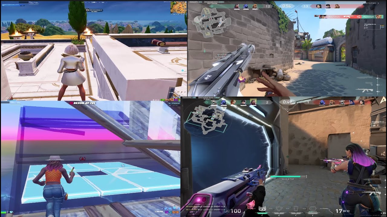 valorant x fortnite (my eyes👀 x love the way u lie💔) - YouTube