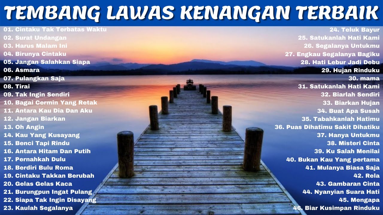 Penuh Cinta !!! 46 Lagu Kenangan 80an 90an Nostalgia - Nonstop Lagu ...