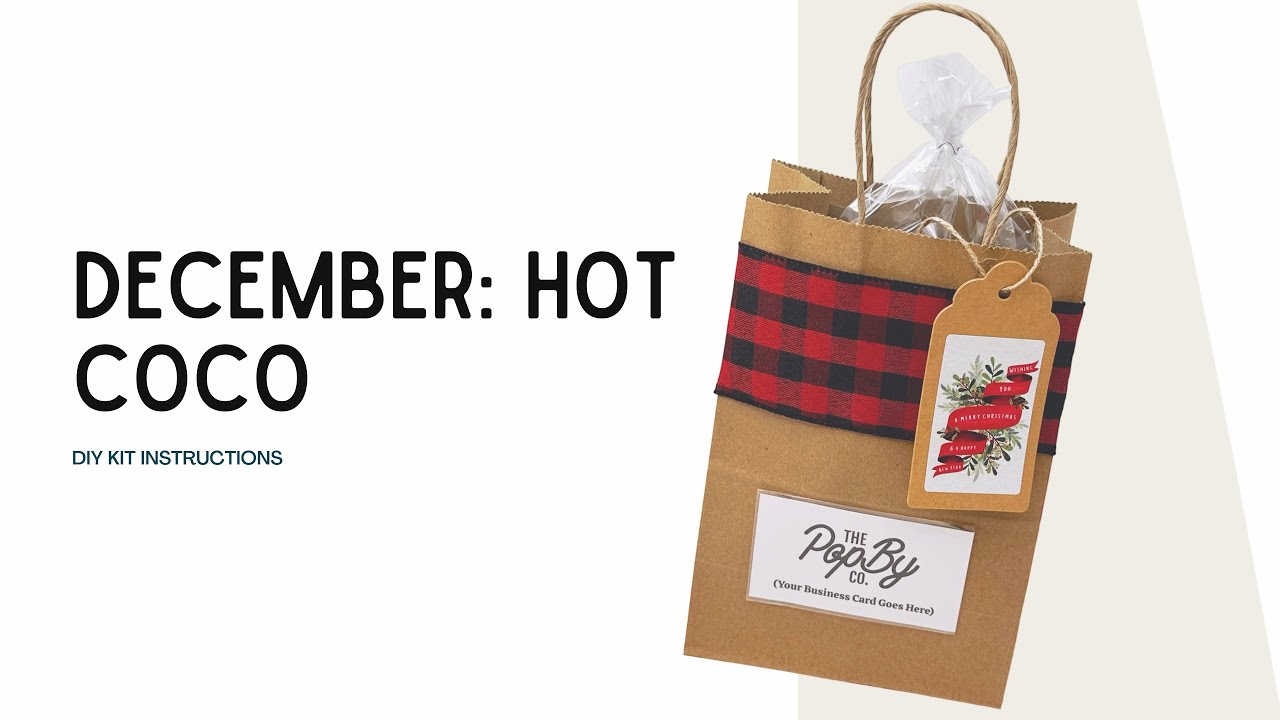 December Hot Coco DIY Kit Instructions - YouTube