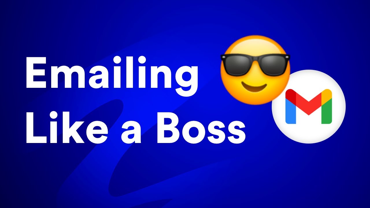 Emailing like a boss - YouTube