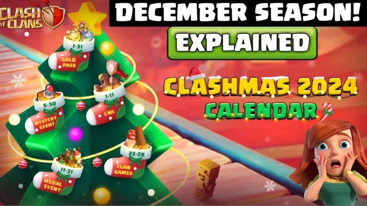 DECEMBER 2024 CLASHMAS UPDATE & EVENTS CALANDER EXPLAINED MYSTERY ...