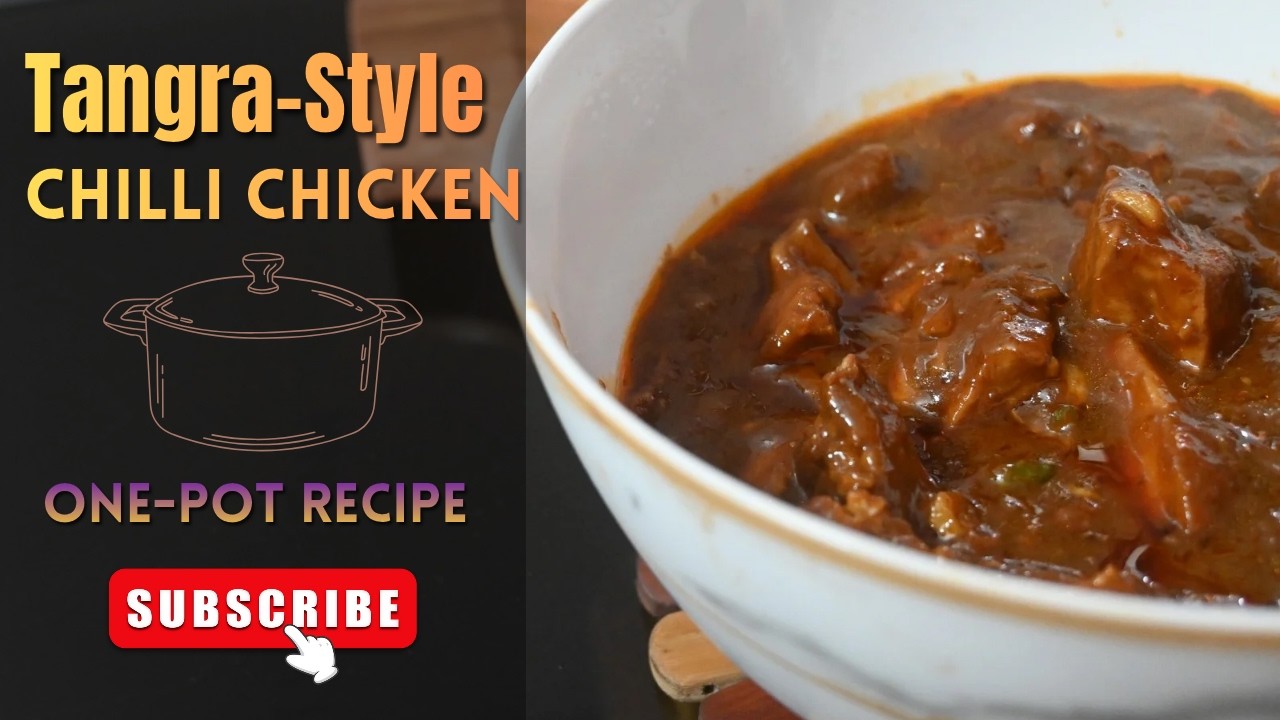 Easy One-Pot Chilli Chicken Recipe | Kolkata Tangra Style Indo-Chinese ...