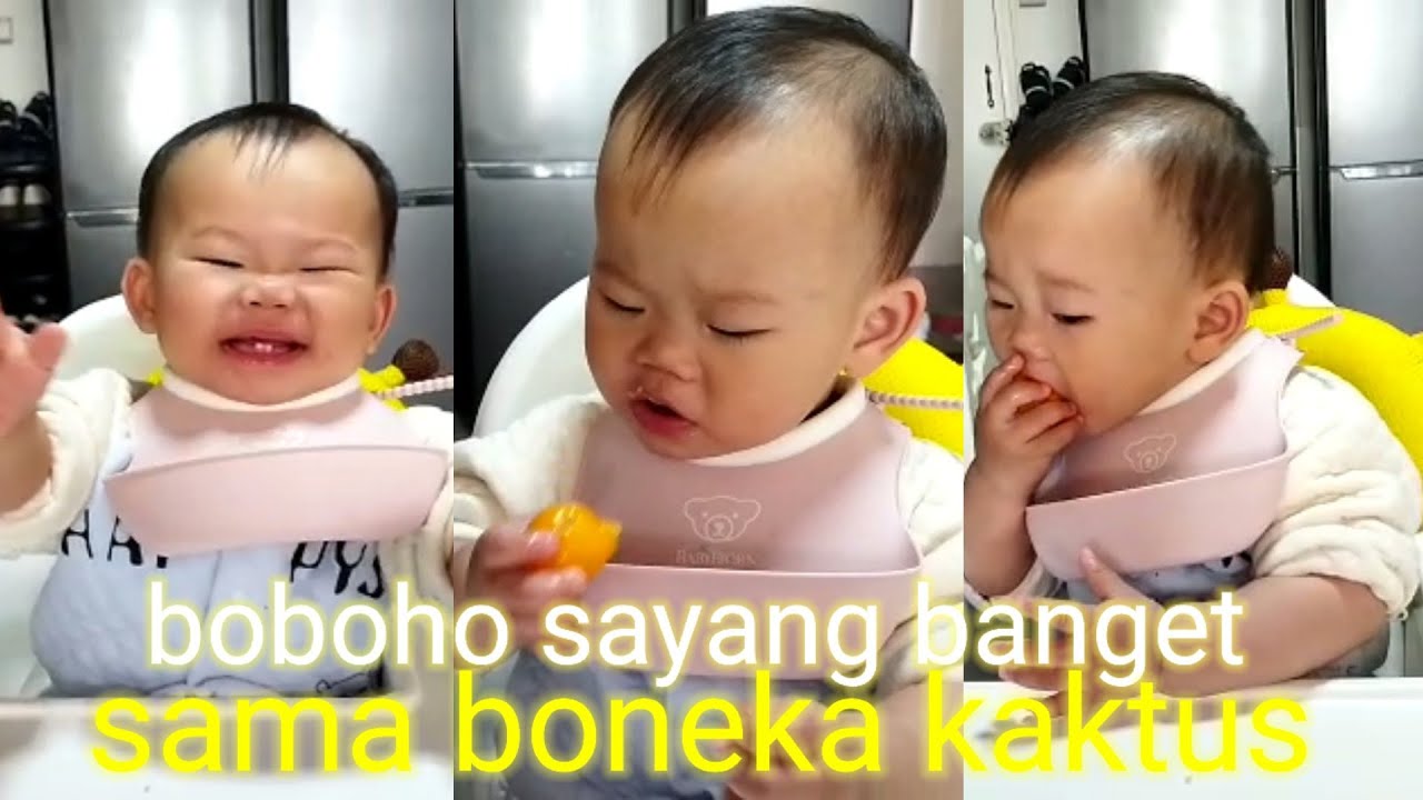 Boboho sayang banget sama boneka kaktus !! - YouTube