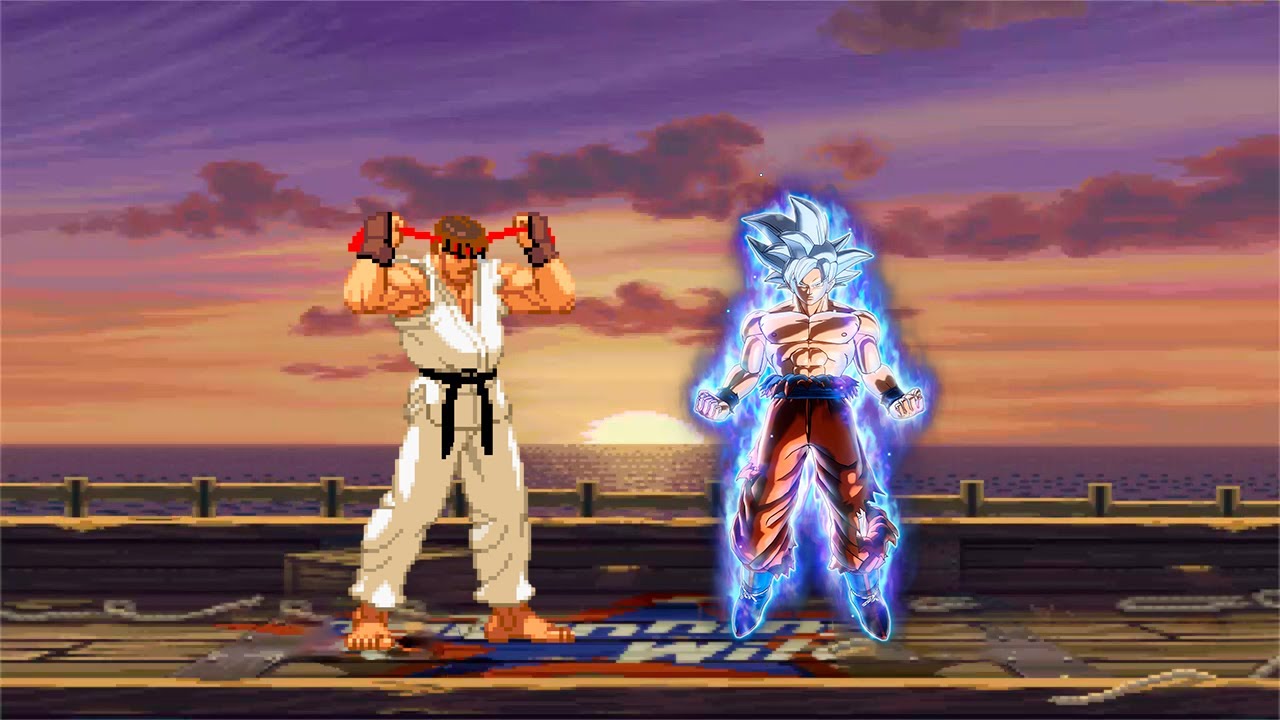 MASTER GOD RYU VS GOKU - YouTube