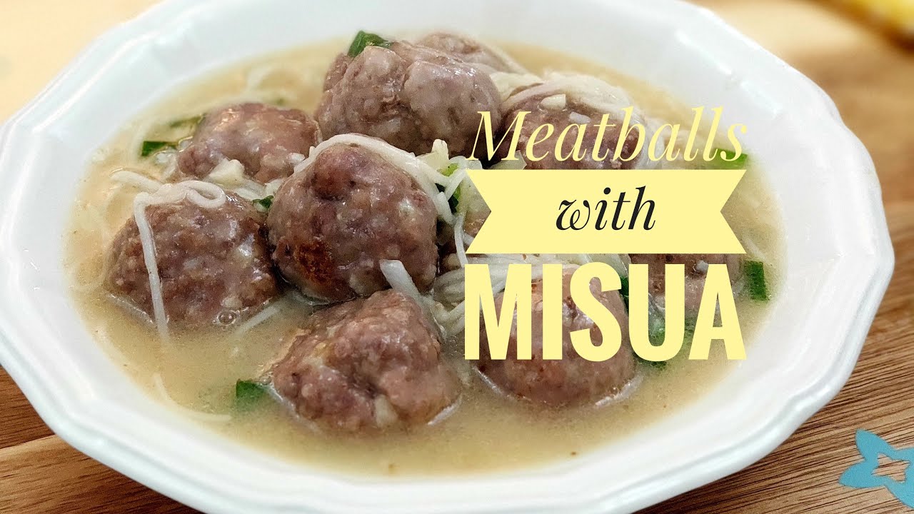Meatballs with Misua | Almondigas - YouTube