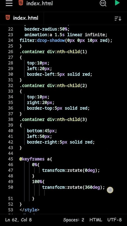 Make A 3d Loading Animation By Css And Html Loadinganimation Css Buttonhover Html
