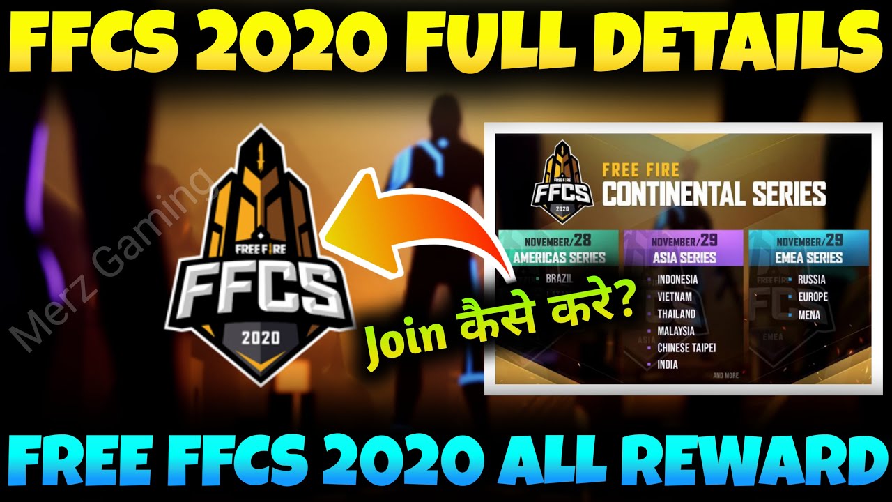 Free Fire FFCS Tournament Full Details || FreeFire FFCS 2020 Full ...