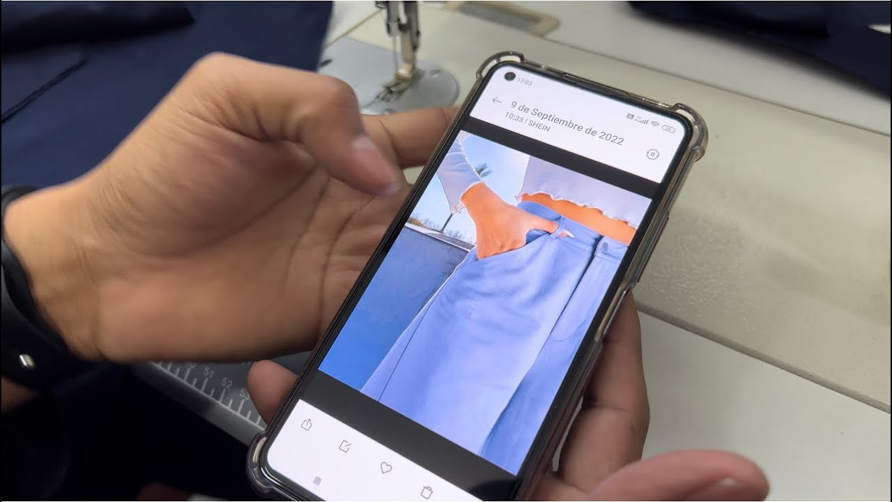Cómo pegar un bolsillo diagonal en pantalón costura fácil con Jorge ...