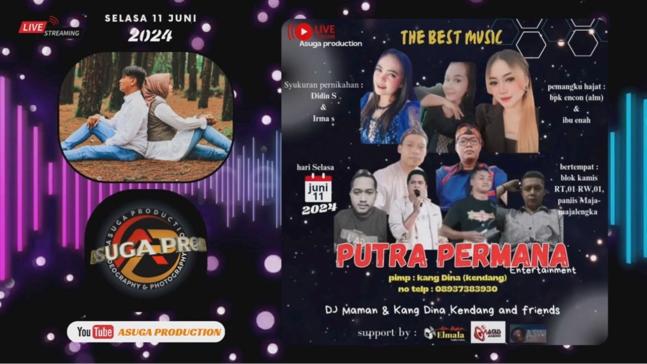 LIVE STREAMING SEASON SIANG || PUTRA PERMANA || Wedding Off Didin ...