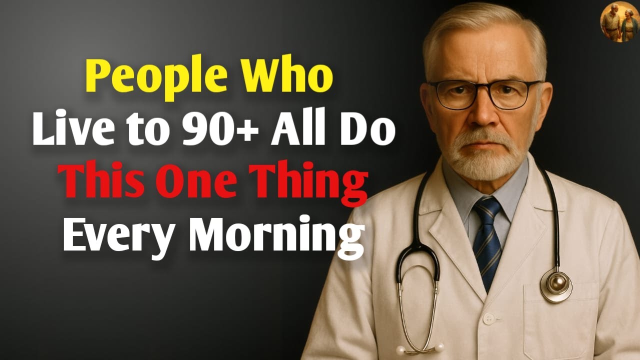 People Who Live to 90+ All Do This One Thing Every Morning || the youth ...