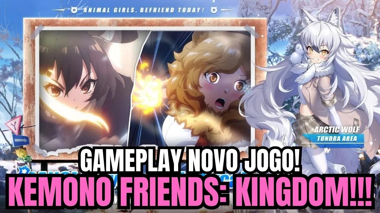 ⭐GAMEPLAY KEMONO FRIENDS: KINGDOM NOVO JOGO DE RPG DE BATALHA COM ...