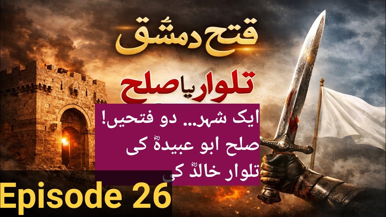 Fatah-e-Damishq Sulah ur Talwar ka Faisla Hazrat Khalid bin Waleed ur ...