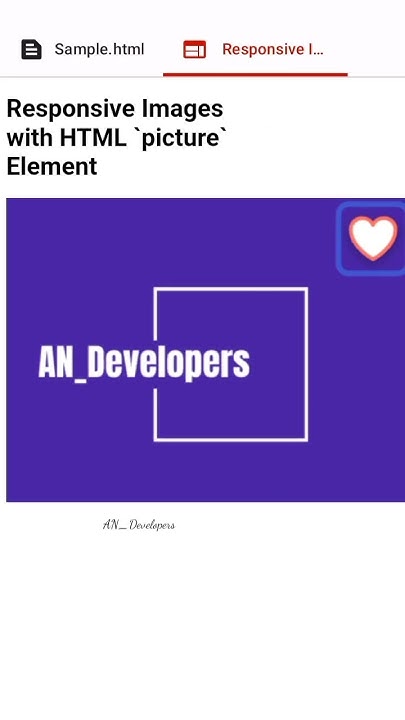 Responsive Images with HTML picture Element. #webdevelopment #programming #javascript #webdesign ...