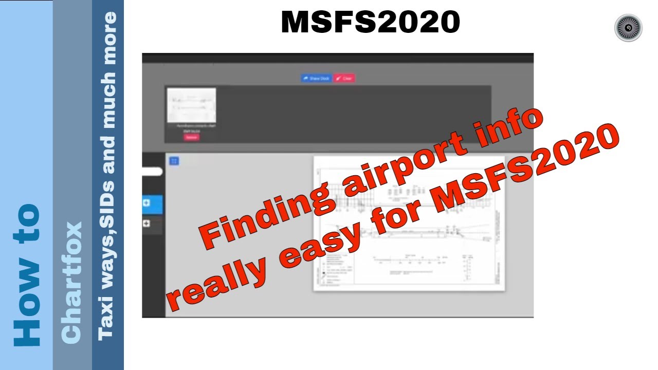 Flight Simulator 2020 - How to - Chartfox - taxi ways, SIDs, STARs and approaches - YouTube