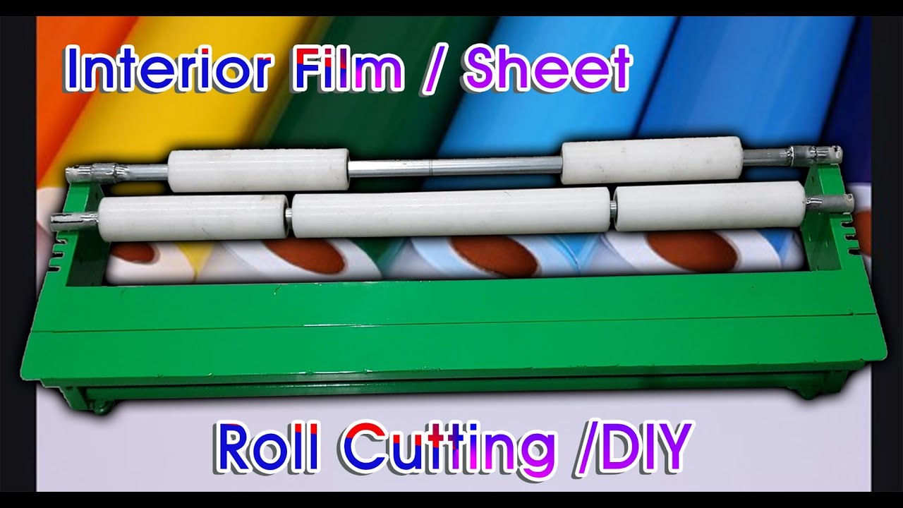 How to make a Interior Film & Sheet rool cutting / DIY - YouTube