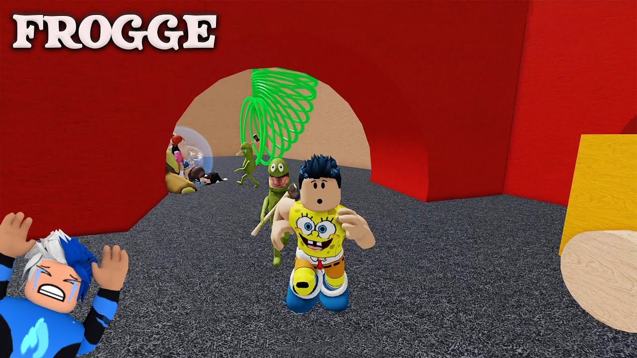 KOMİK FROGGE BİZİ KOVALIYOR KAÇ !!! | ROBLOX FROGGE - YouTube