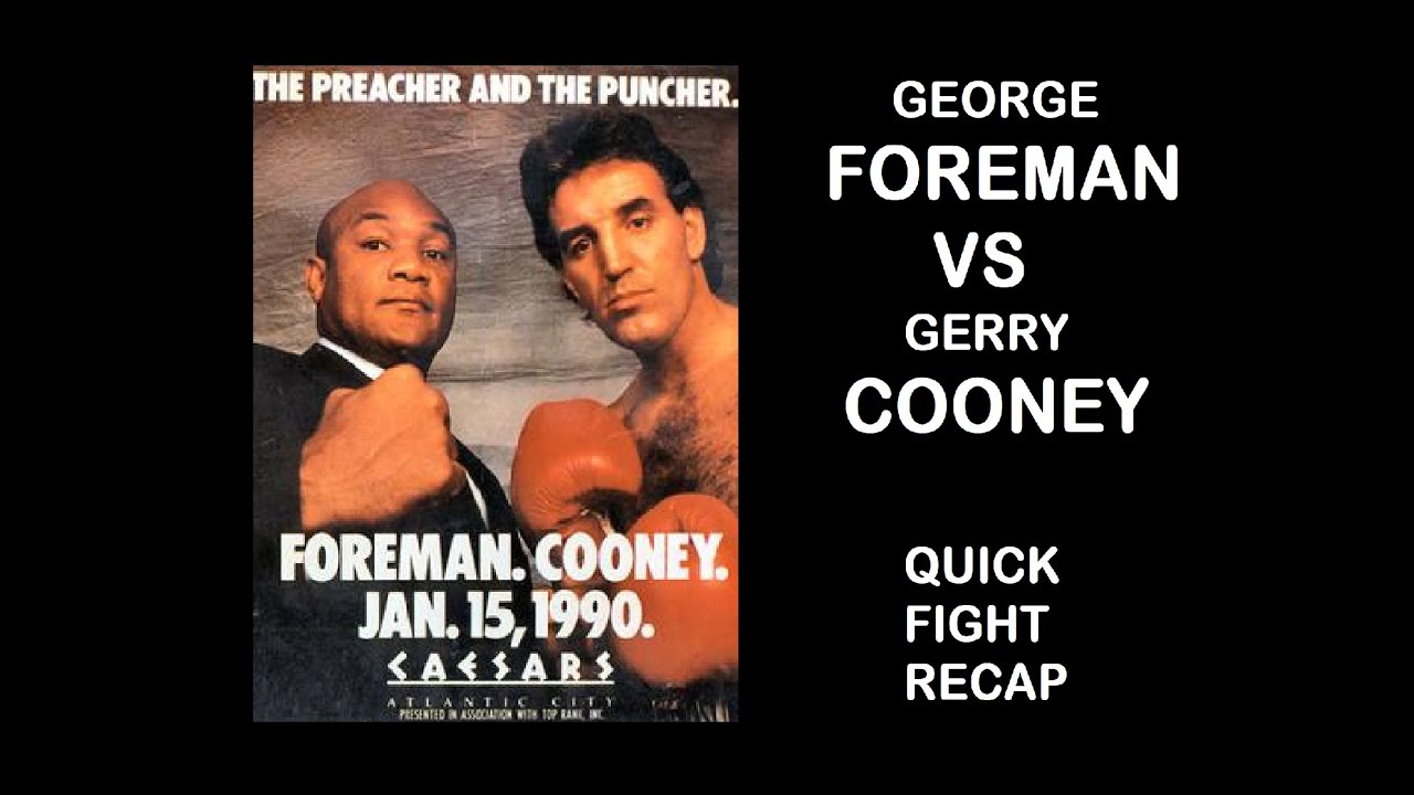 George Foreman VS Gerry Cooney - Quick fight recap - YouTube