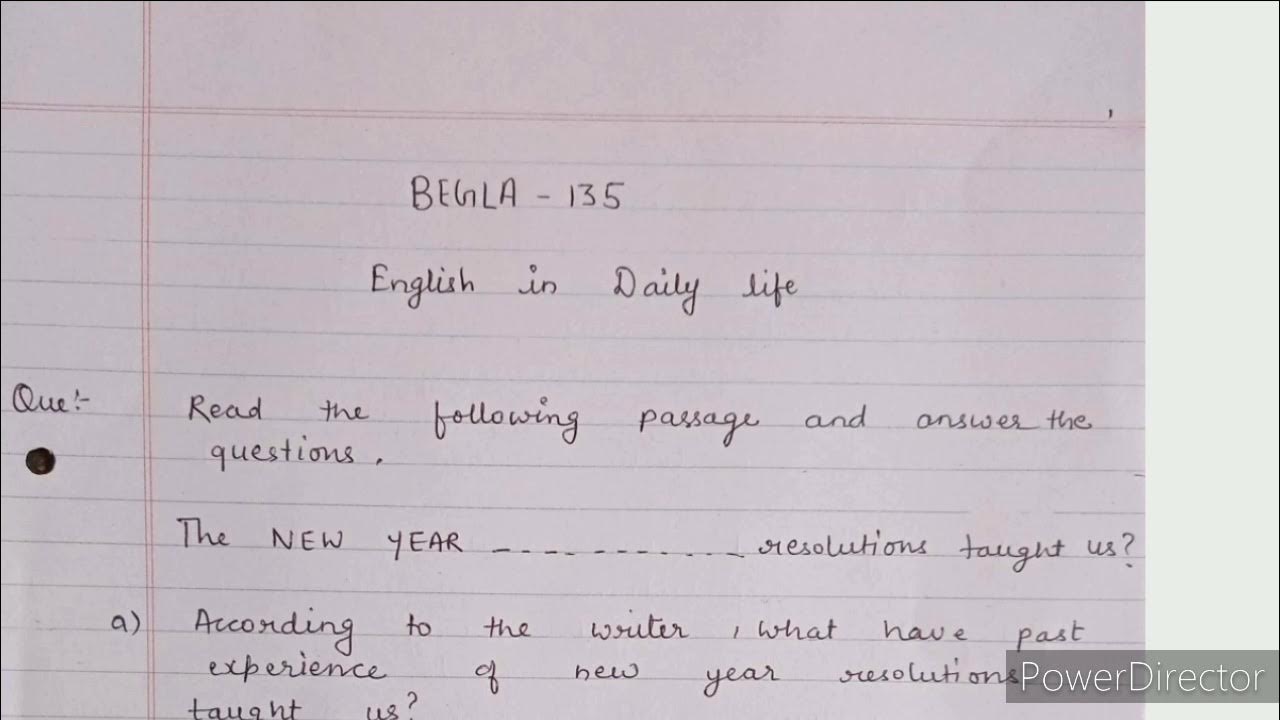 Begla 135 solved ASSIGNMENT 2020-21 | BEGLA 135 ignou handwritten assignment 2020-2021| BEGLA ...