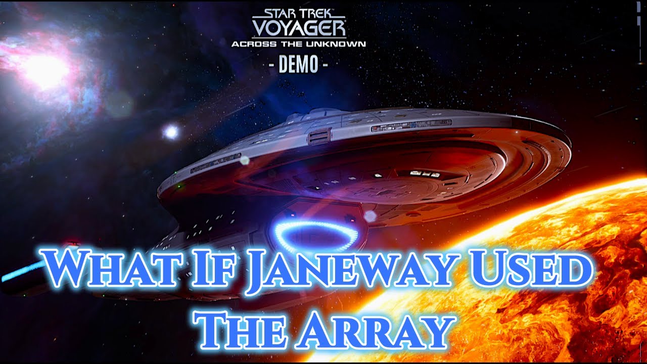 Captain Janeway Uses The Caretaker Array To Send Voyager Home - YouTube