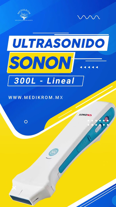ULTRASONIDO INALÁMBRICO SONON 300L (LINEAL) - YouTube