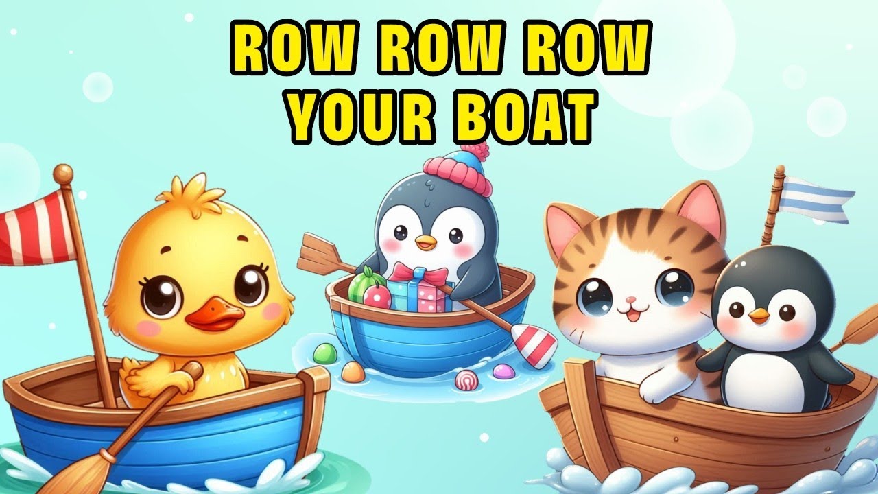 Row, Row, Row Your Boats | Super Simple Songs | Nursery Rhyme | Songs ...