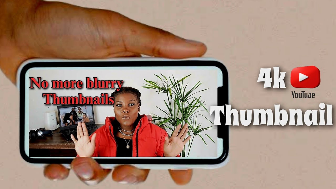 How to make a thumbnail in 4k #youtubethumbnail - YouTube