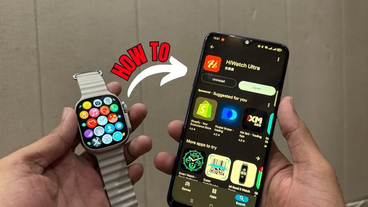 How to Connect Ultra 3 Smartwatch with Phone | Connect Smartwatch to ...