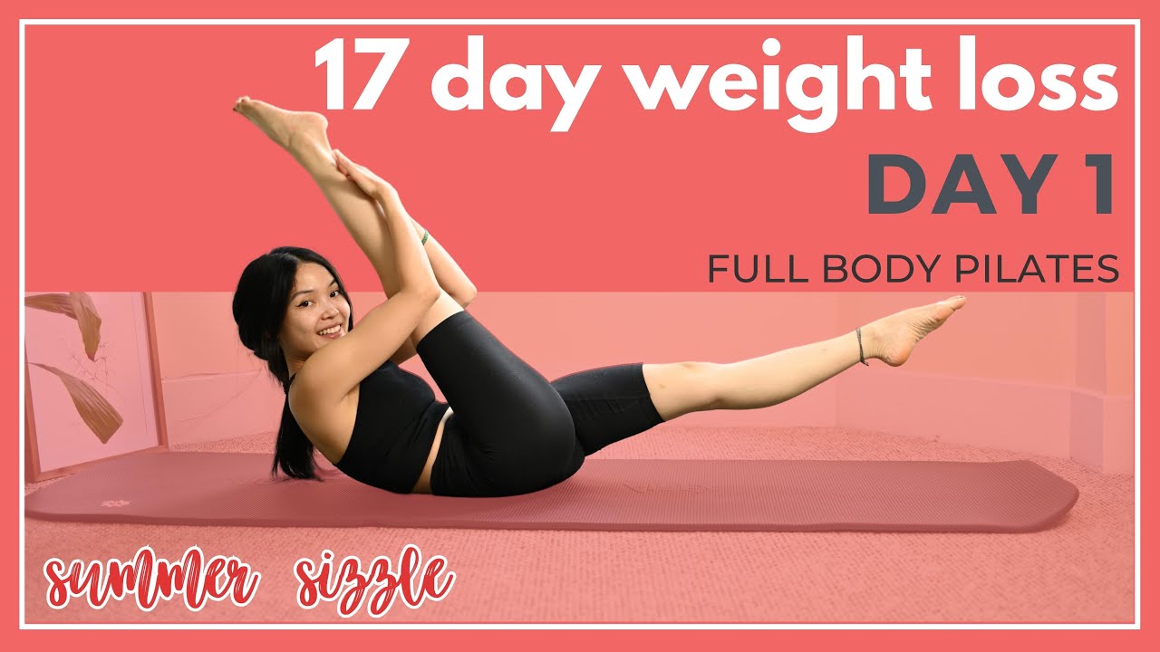 Day 1: SUMMER FULL BODY PILATES | 17 Day Pilates for Weight Loss ...