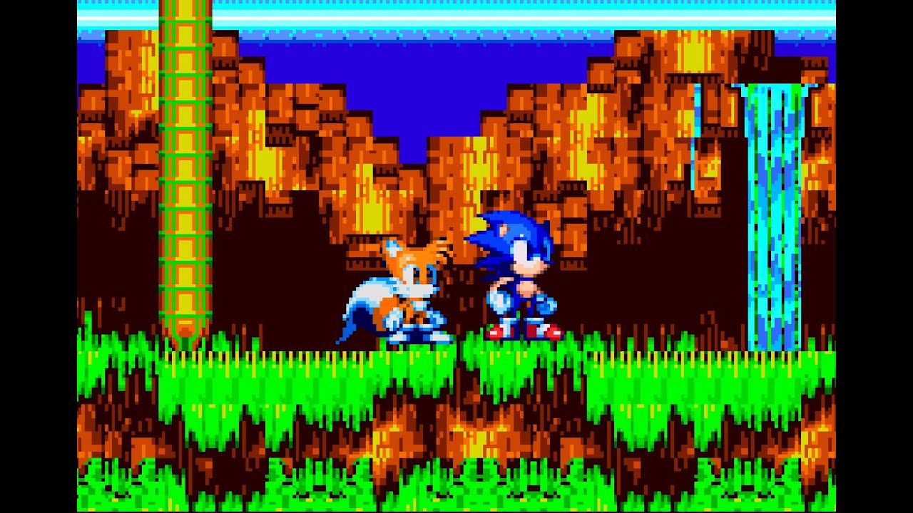 Fallen Star Sonic and Tails (Sonic 3 A.I.R) - YouTube