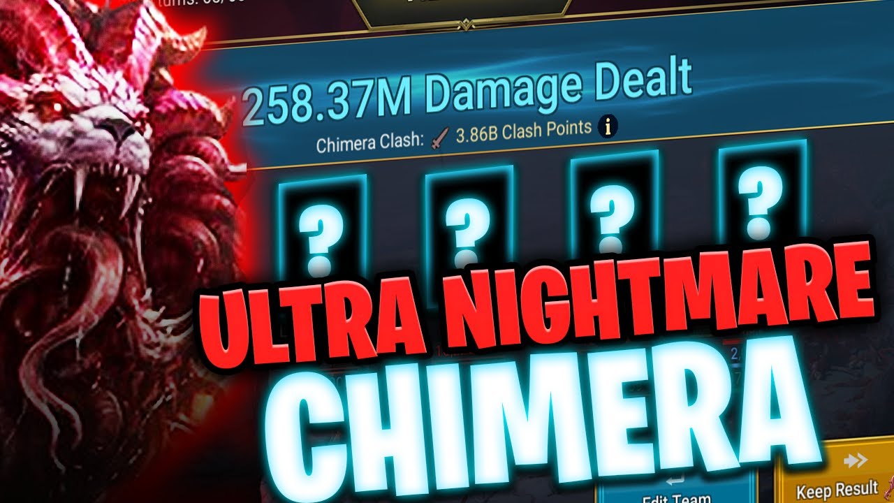 INSANE CHIMERA ULTRA NIGHTMARE TEAM!!! BIG DAMAGE! | RAID: SHADOW LEGENDS - YouTube