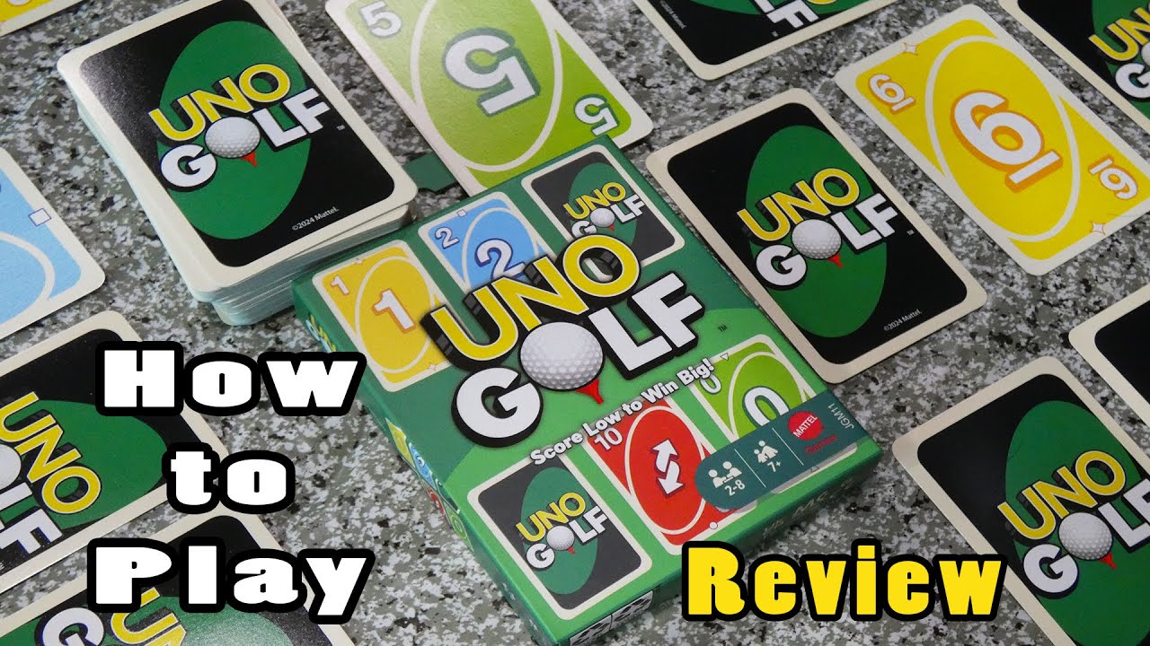 UNO Golf How to Play Review | Score Low to Win Big! - YouTube