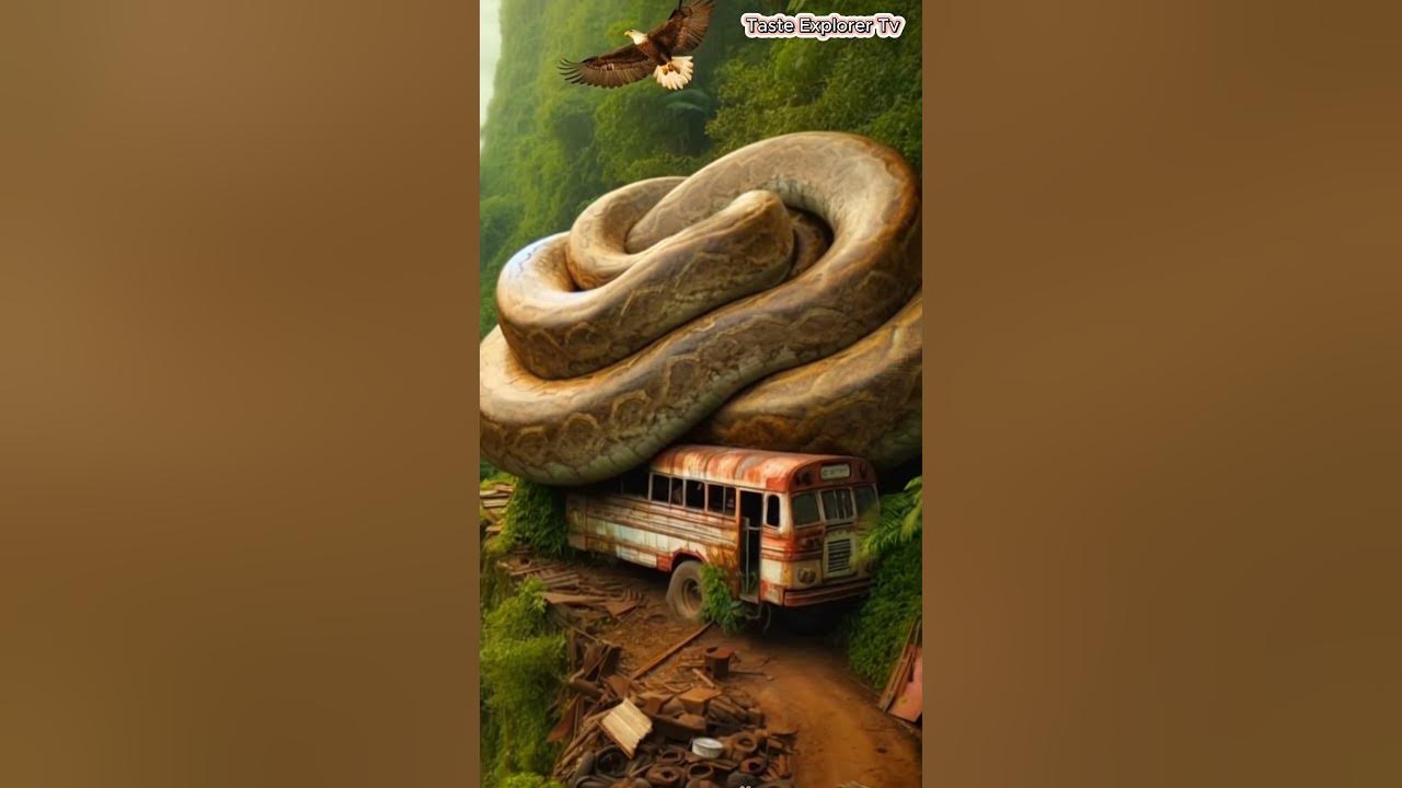 A massive python and bald eagle #tasteexplorertv #massivepython # ...