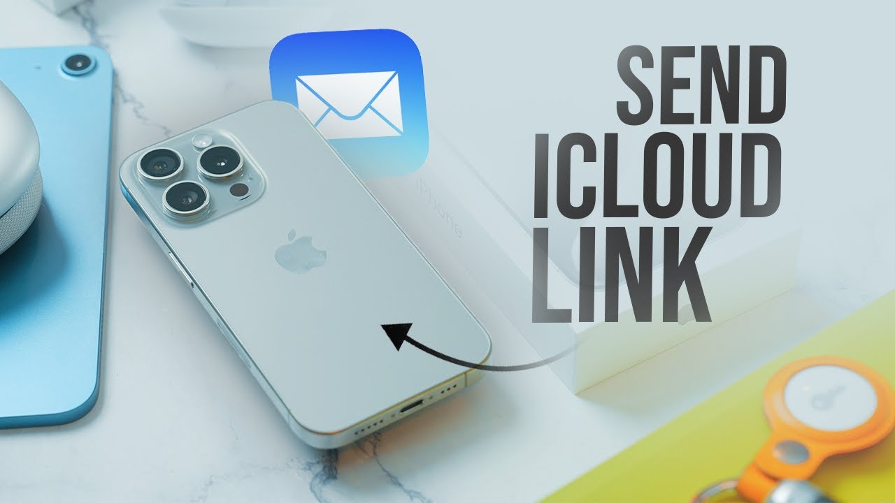 How to Send iCloud Link in Email (tutorial) - YouTube