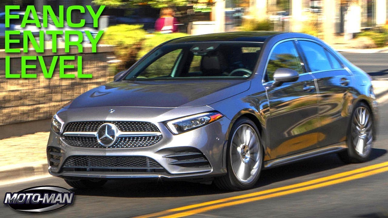 The fancy entry-level car: Mercedes Benz A220 4MATIC - YouTube